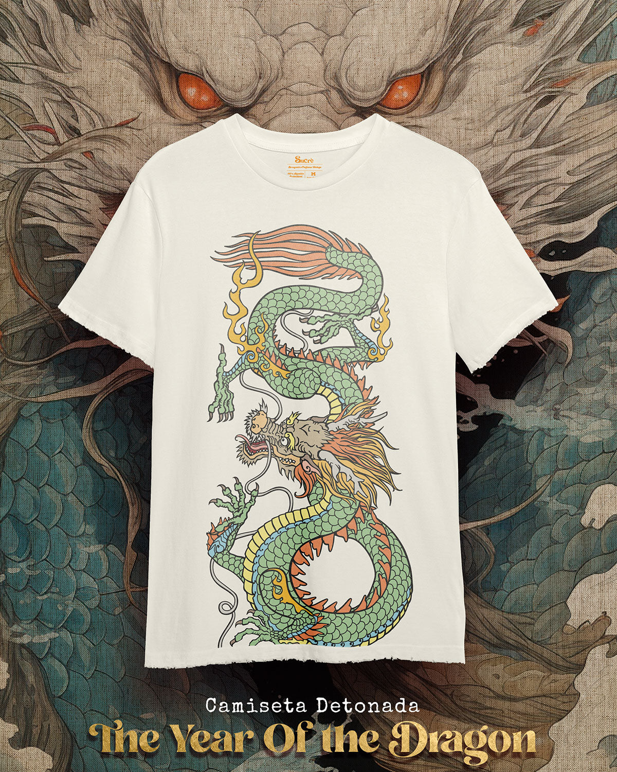 CAMISETA DETONADA - THE YEAR OF THE DRAGON IV – Sucre.Brasil