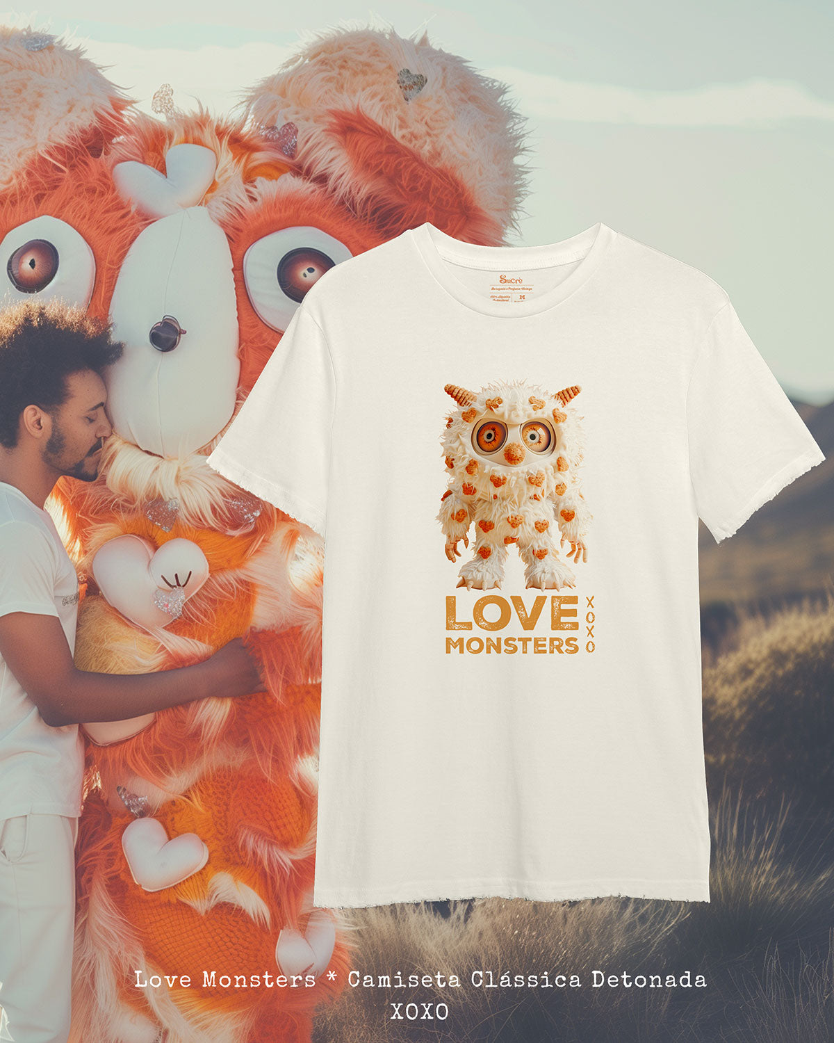 CAMISETA CLÁSSICA DETONADA - LOVE MONSTER III – Sucre.Brasil